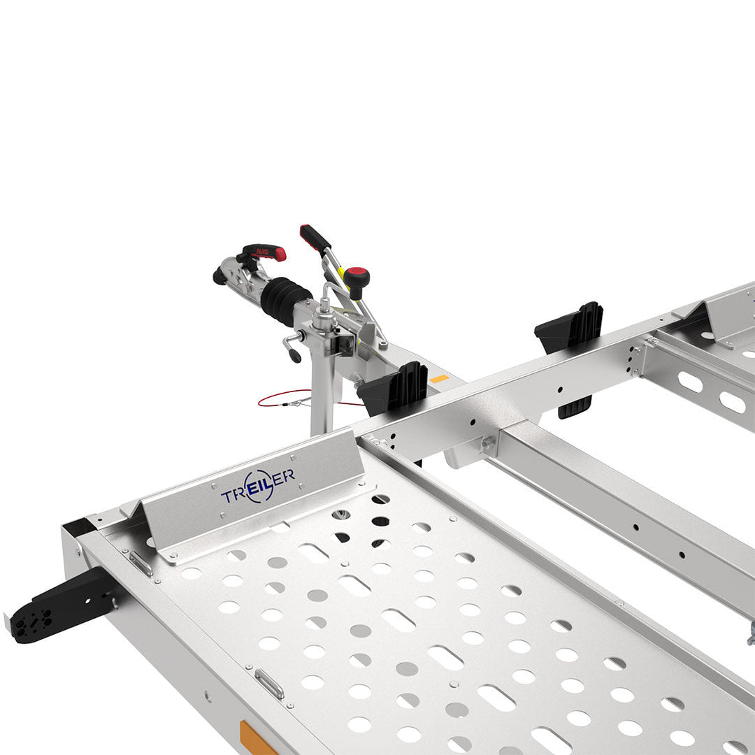 TREILER® - The first braked, lowerable and foldable motorcycle trailer