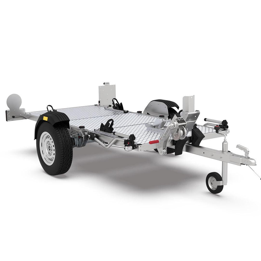 Foldable motorcycle trailer TREILER 500 | Space-saving, Made in Germany